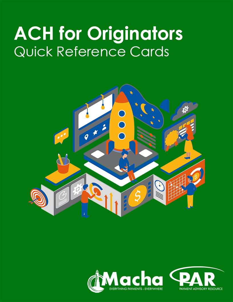 Quick Reference Cards for Originators | Nacha